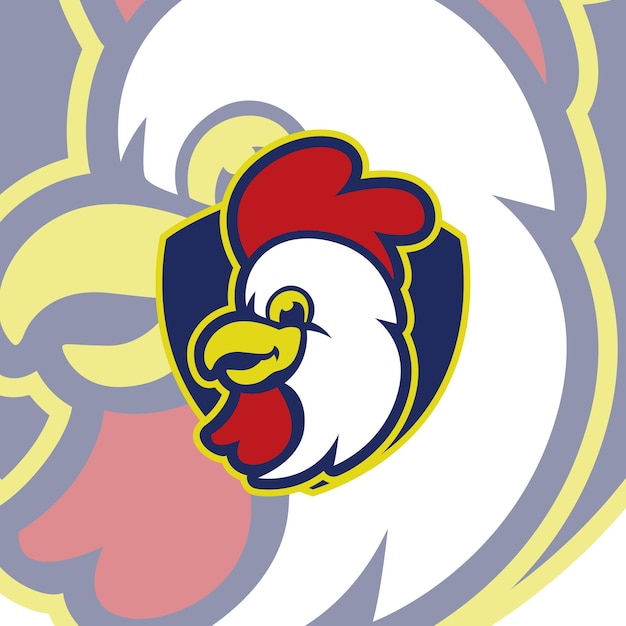 Vibrant Rooster Mascot with Bold Graphic Design | Jiffy Designs