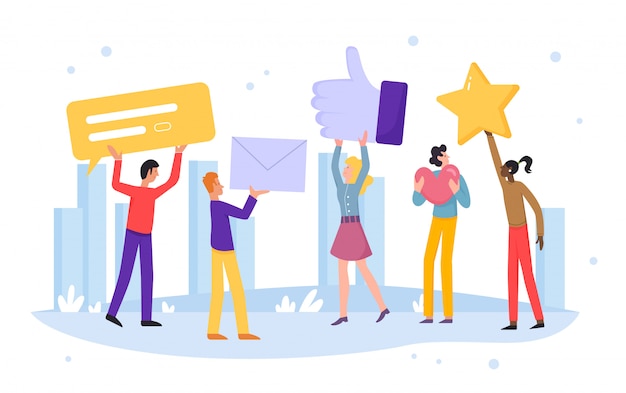 Joyful People Celebrating with Vibrant Symbols and Expressions | Jiffy ...