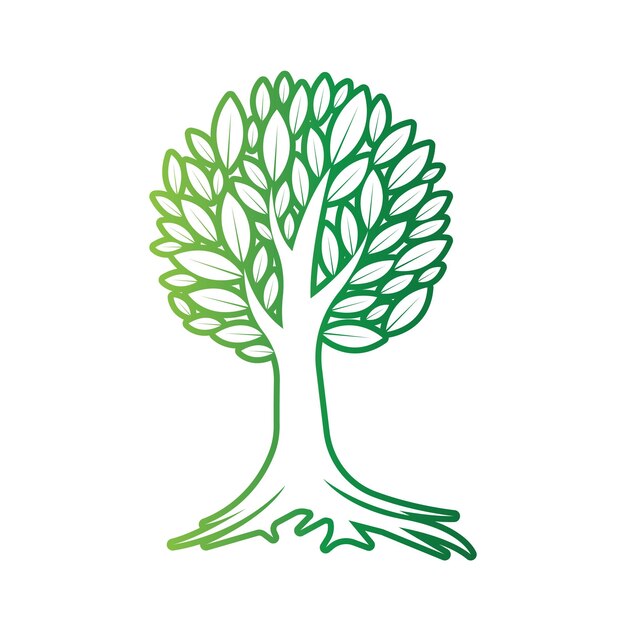Vibrant Green Tree of Life Illustration | Jiffy Designs