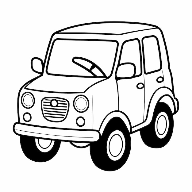Charming Compact Utility Vehicle with Retro Flair | Jiffy Designs