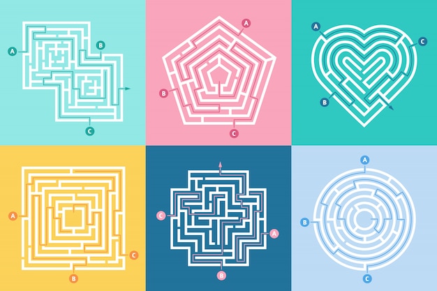 Captivating Collection of Geometric Maze Designs | Jiffy Designs