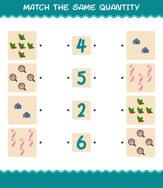 Festive Holiday Collection: Matching Shapes and Quantities | Jiffy Designs