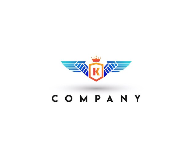 Majestic Winged Crest with Bold Company Branding | Jiffy Designs