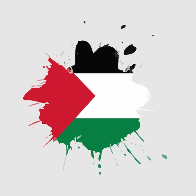 Vibrant Splash of Palestinian National Colors | Jiffy Designs