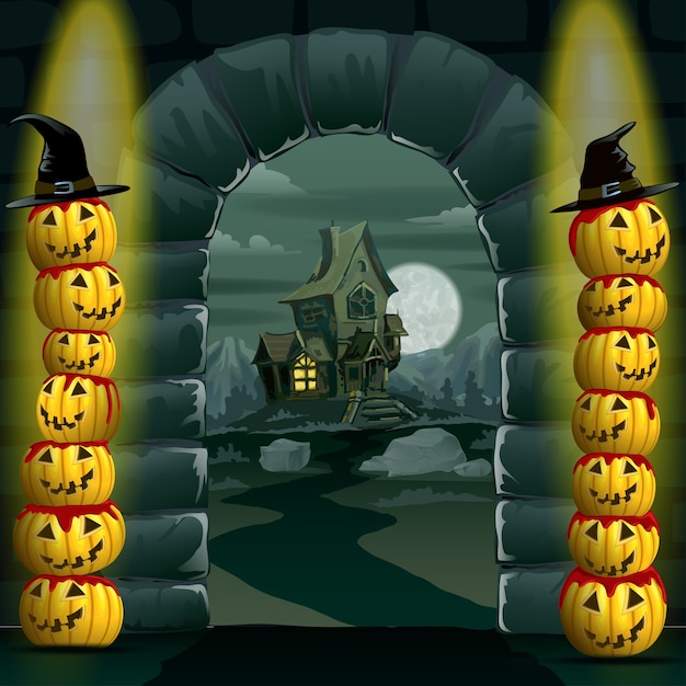 Haunted Pumpkin Arch: A Spooky Halloween Gateway | Jiffy Designs