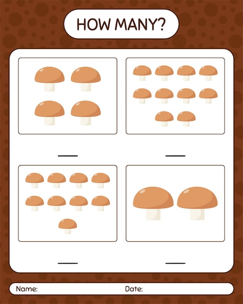 Counting Delicious Buns on the Worksheet | Jiffy Designs