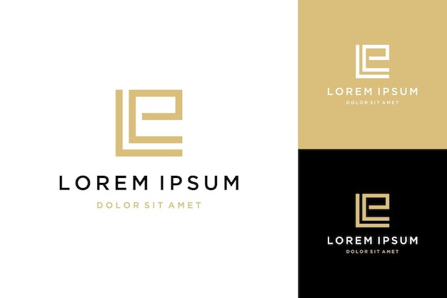 Elegant Interlocking Letter L and E Logo Design | Jiffy Designs