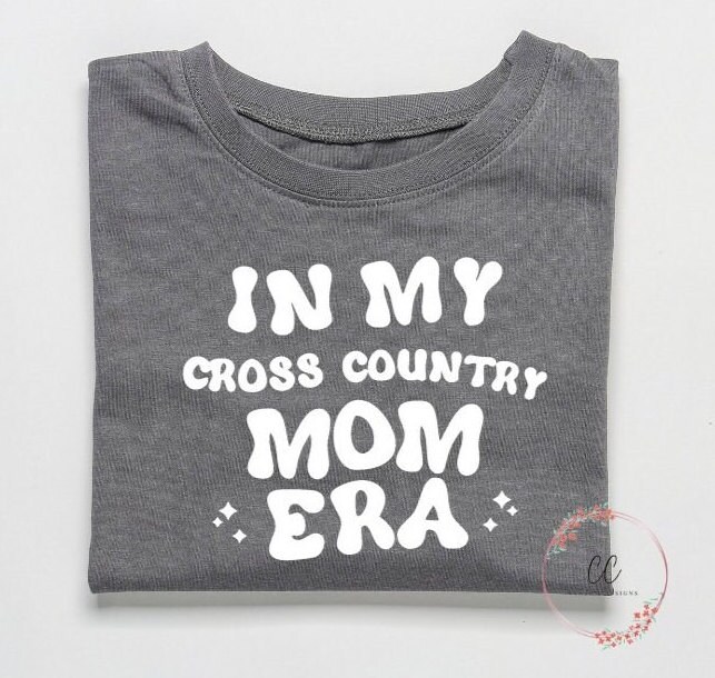 In My Cross Country Mom Era SVG, Cross country SVG, Cross country shirt ...