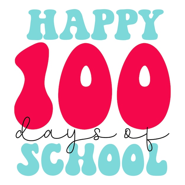 Vibrant '100 Days of School' Celebration in Playful Colors | Jiffy Designs