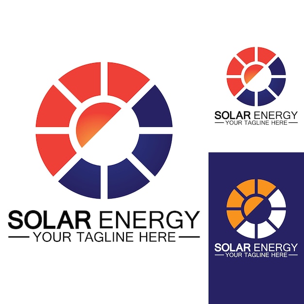 Vibrant Solar Energy Emblem Collection: Radiant Designs for Versatile ...