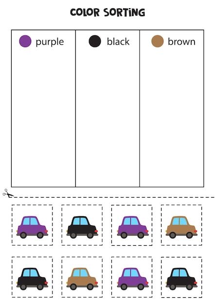 Vibrant Color Sorting Activity with Diverse Vehicles | Jiffy Designs