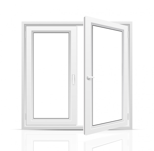 Minimalist White Window Frame Illustration | Jiffy Designs