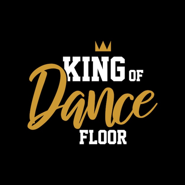 Regal Lettering with Golden Crown Celebrating the Dance Floor | Jiffy ...