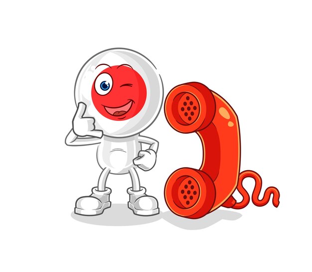 Friendly Telephone Mascot Giving a Thumbs Up | Jiffy Designs