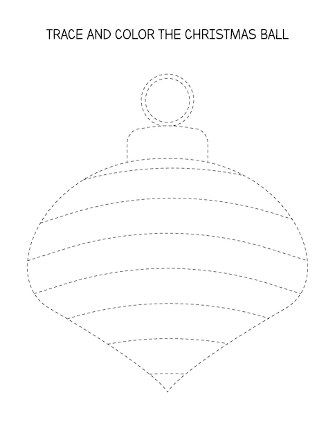 Festive Tracing: Decorate the Christmas Ornament | Jiffy Designs