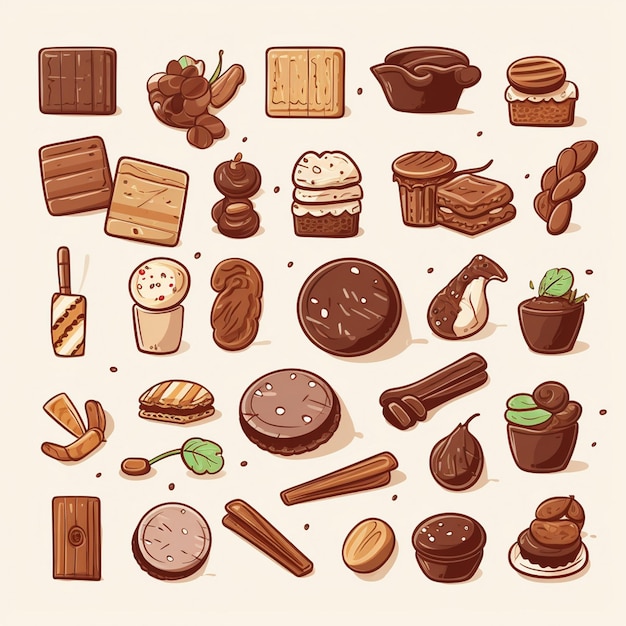 Delectable Collection of Chocolate-Inspired Illustrations | Jiffy Designs
