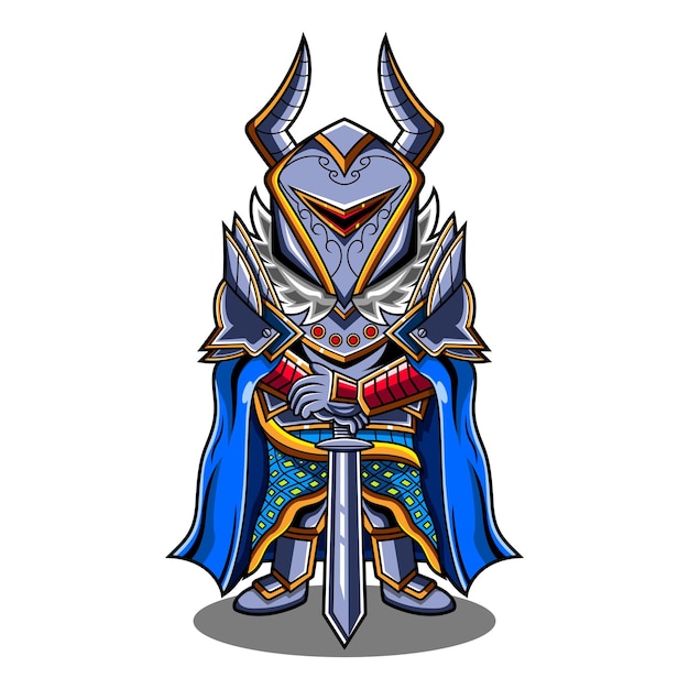 Valiant Knight's Emblazoned Armor and Mighty Sword | Jiffy Designs