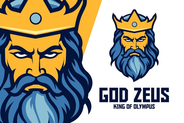Majestic Portrayal of God Zeus, King of Olympus | Jiffy Designs
