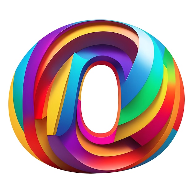 Vibrant Swirling Loops of Colorful Abstract Shapes | Jiffy Designs