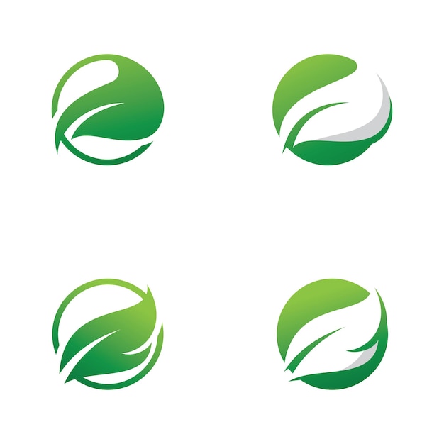 Vibrant Green Leaf Symbols for Eco-Friendly Branding | Jiffy Designs