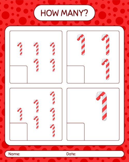 Festive Candy Canes: A Counting Activity | Jiffy Designs