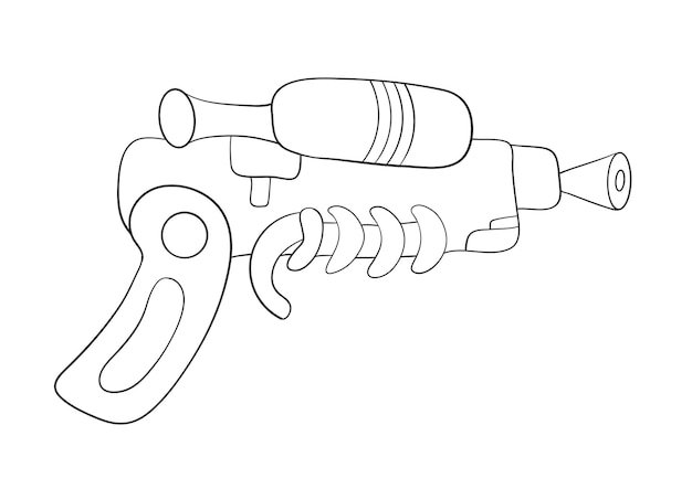 Retro-Inspired Laser Blaster Illustration | Jiffy Designs