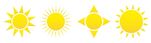 Vibrant Sun Symbol Collection: Radiant Designs for Versatile Use ...