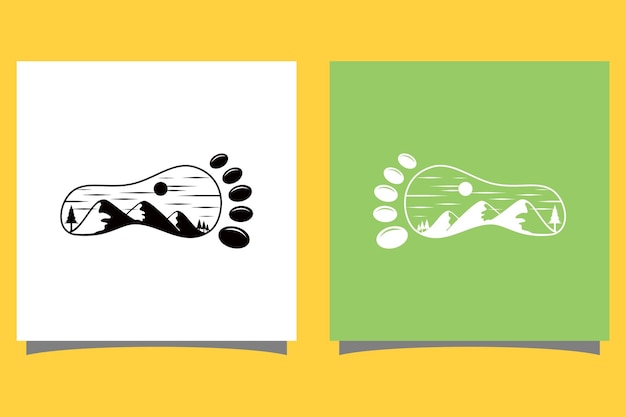 Diverse Footprint Silhouettes: Artistic Nature Imagery | Jiffy Designs