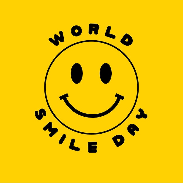 Vibrant Smiley Face Embodies World Smile Day Spirit | Jiffy Designs