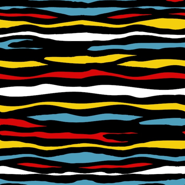 Vibrant Wavy Stripes in Bold Colors | Jiffy Designs