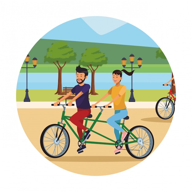 Friends Enjoying a Bike Ride in the Park | Jiffy Designs