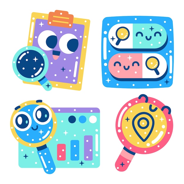 Colorful and Whimsical Collection of Playful Visual Elements | Jiffy ...