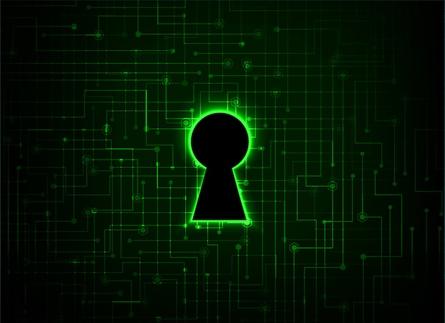 Captivating Cybersecurity Keyhole: Unlocking Digital Realms | Jiffy Designs