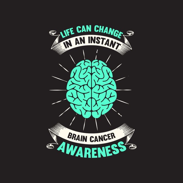 Powerful Reminder of Brain Cancer Awareness in an Instant | Jiffy Designs