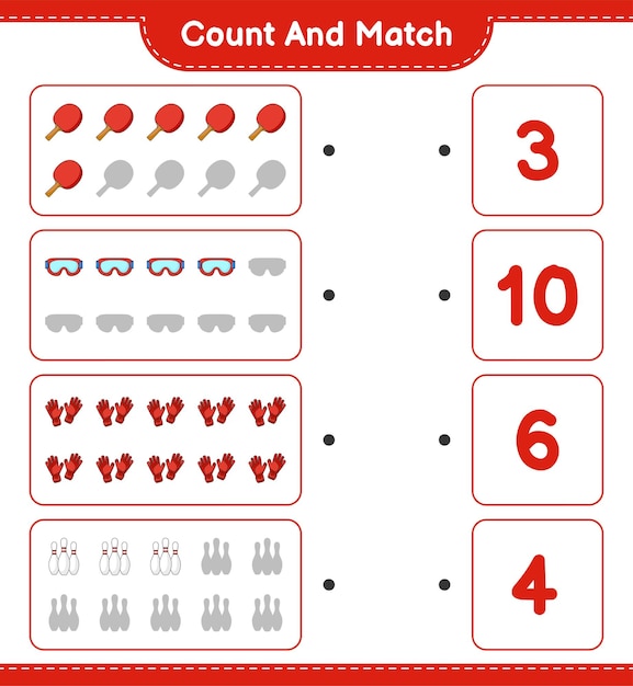 Playful Counting and Matching Game | Jiffy Designs