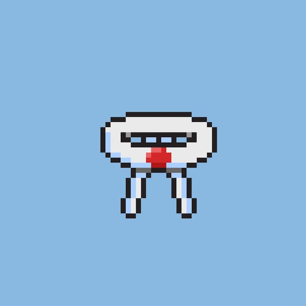 Playful Pixel Art Marshmallow Character | Jiffy Designs