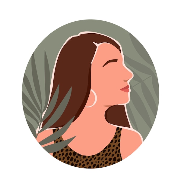 Captivating Portrait of a Mysterious Woman in Profile | Jiffy Designs