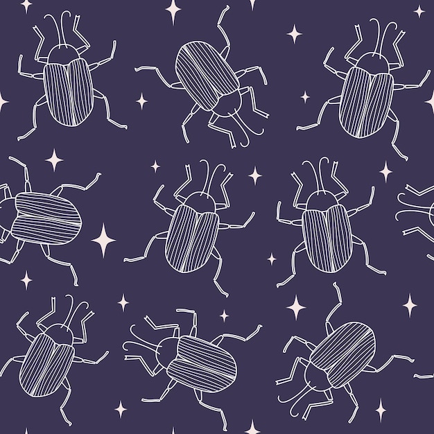 Enchanting Cosmic Beetles: A Celestial Insect Showcase | Jiffy Designs