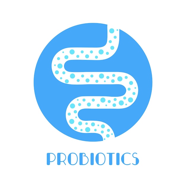 Vibrant Probiotic Spiral Icon with Polka Dots | Jiffy Designs