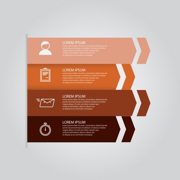 Minimalist Orange Infographic Design with Icons and Text Boxes | Jiffy ...