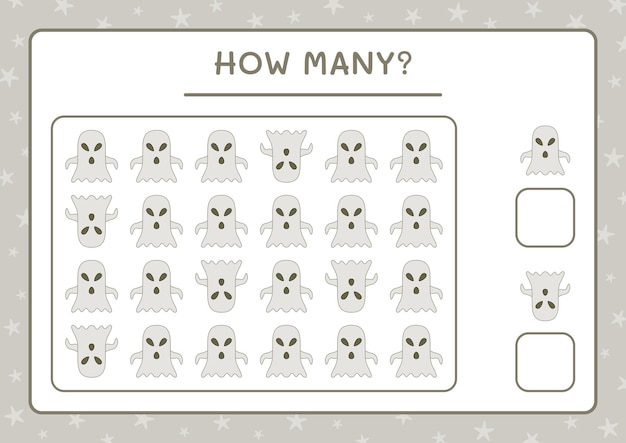 Counting Cute Ghostly Creatures: A Spooky Visual Puzzle | Jiffy Designs