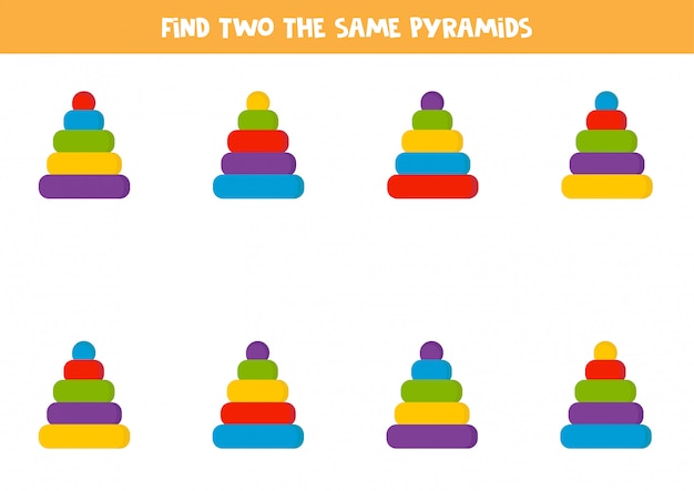 Vibrant Stacking Pyramids: A Playful Visual Puzzle | Jiffy Designs