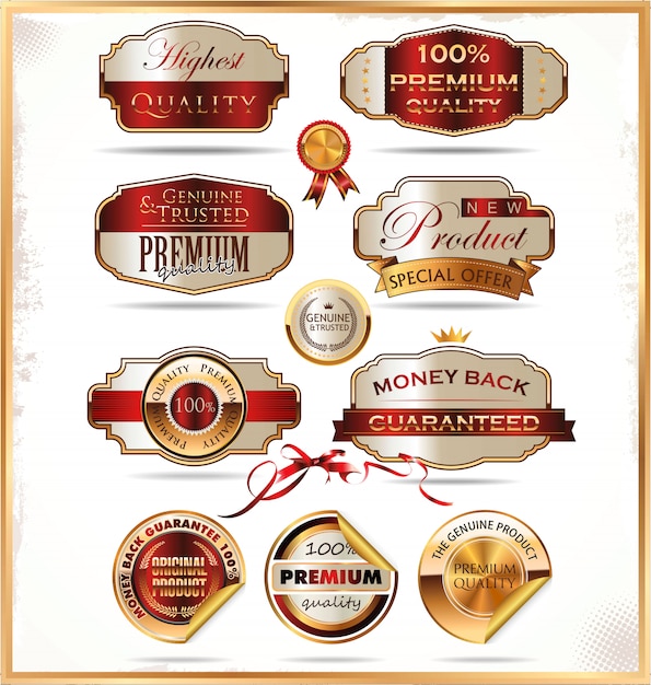 Elegant Premium Quality Badges and Seals Collection | Jiffy Designs