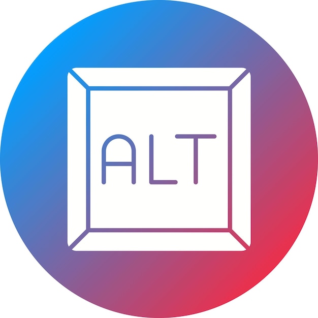 Vibrant Geometric ALT Logo with Gradient Backdrop | Jiffy Designs