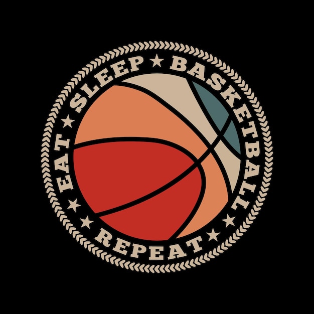 Vintage Basketball Logo with Retro Circular Design | Jiffy Designs
