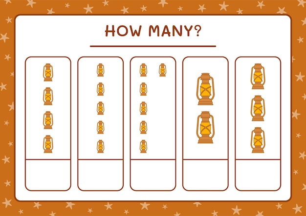 Counting Autumn Lanterns and Candles in the Image | Jiffy Designs