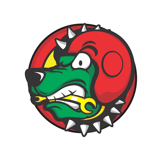 Fierce and Ferocious Cartoon Dragon Emblem | Jiffy Designs