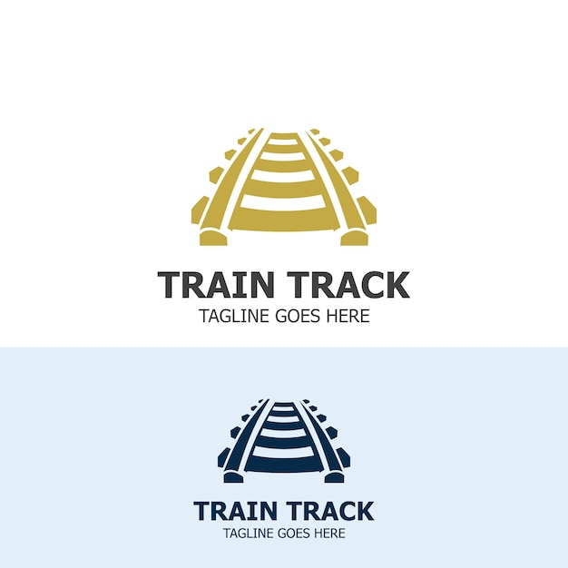 Iconic Train Tracks Symbol with Sleek Minimalist Design | Jiffy Designs