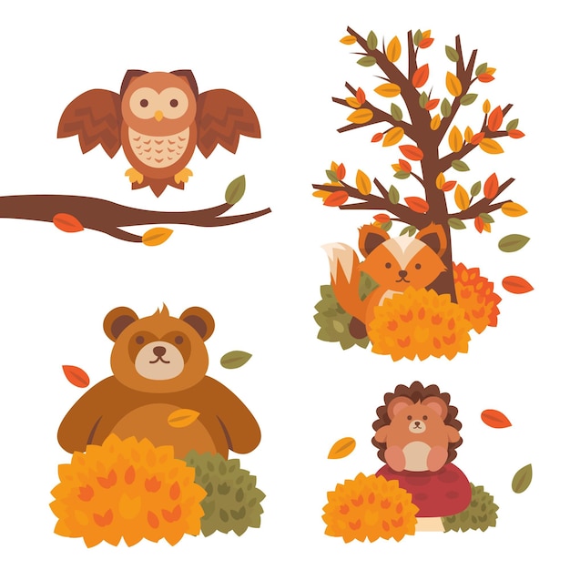 Delightful Autumn Creatures and Foliage | Jiffy Designs