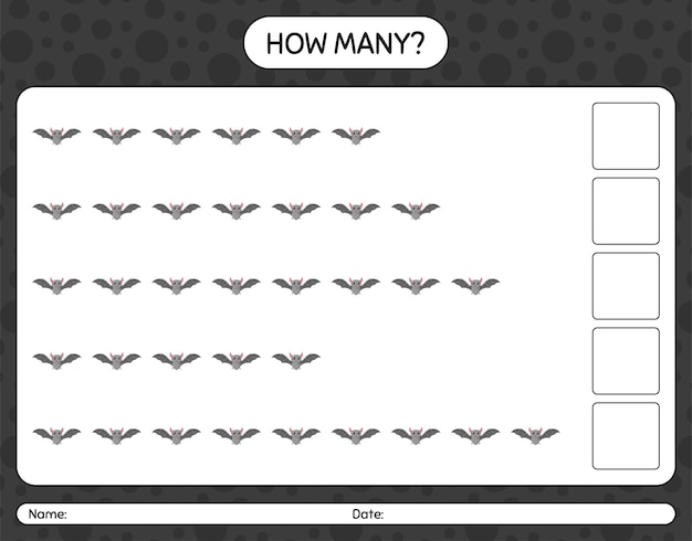 Spooky Bats: A Counting Activity for Halloween | Jiffy Designs